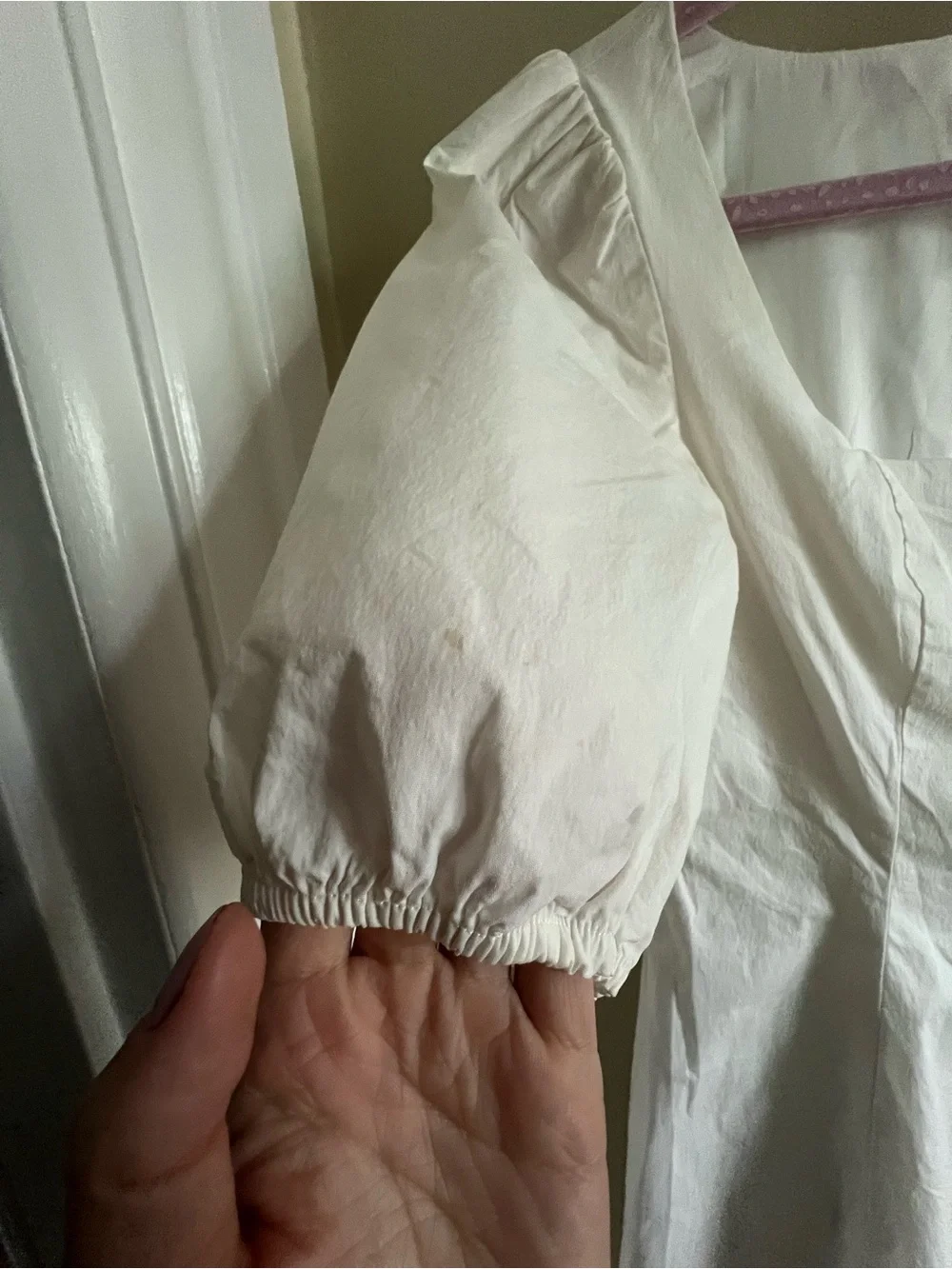Dresses | White Puff Sleeve Mini Dress | Poshmark